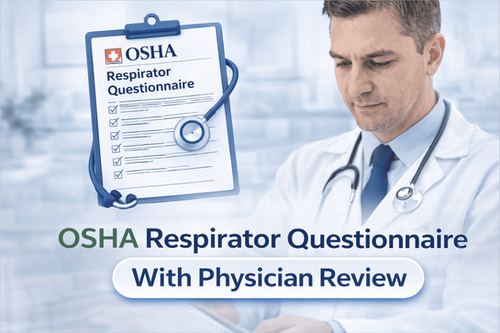 OSHA Respirator Questionnaire With Physician Review | Quick Labs
