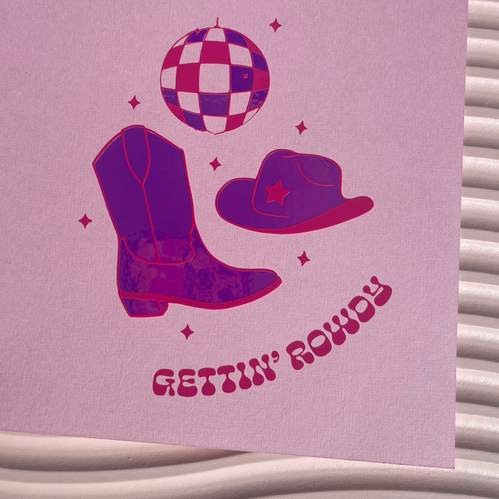 Gettin' Rowdy | Sticker | Made By T
