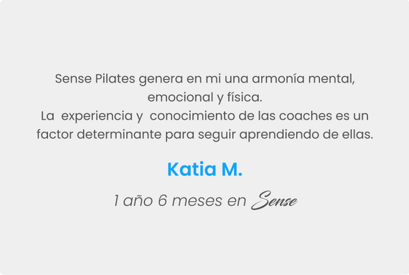 Sense Pilates | Pilates Reformer y Tower