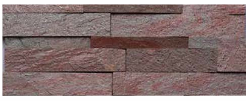 RED QUARTZITE/600x150/CLADING STONE/LAMIT | Hallohome