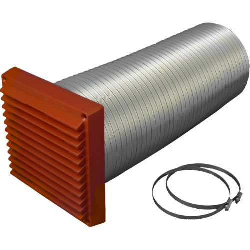 100mm Direct Air Ventilation Kit with 6"x6" Grill | Online Stoves