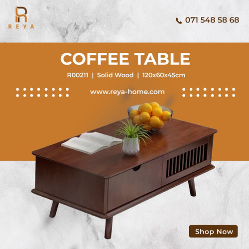 Coffee Table Solid Wood | REYA HOME