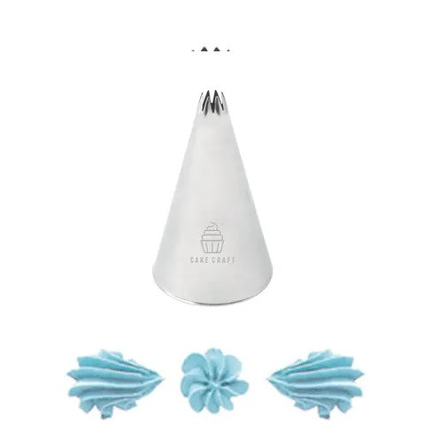 Cakecraft Star Piping Tip #21 | cakewaves