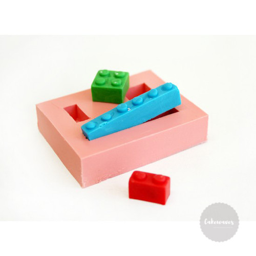 Lego Mould 3 cavity Silicone Moluld | cakewaves