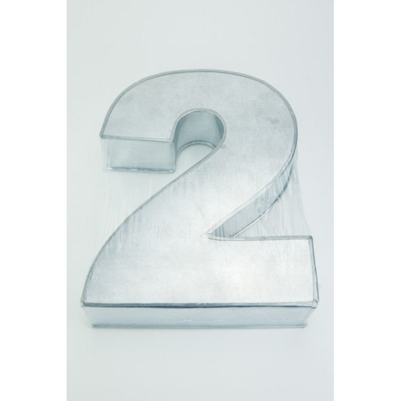 NUMBER TWO - 2 - CAKE TIN - HIRE