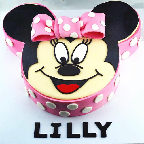 Minnie Mouse Face Cake | cakewaves