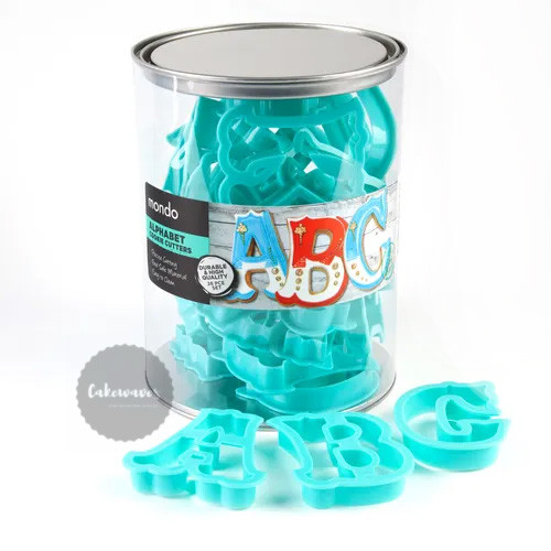 Alphabet Plastic Cookie Cutter Set 26 Pc | cakewaves