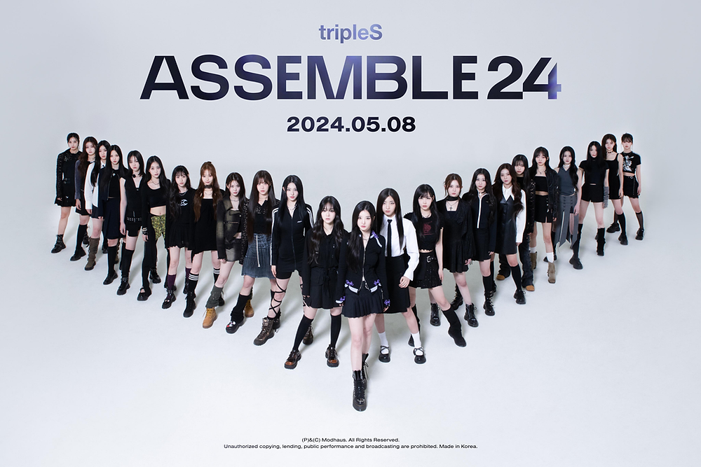 K-pop idol girl group with 24 members?? tripleS Assemble24 members are ...