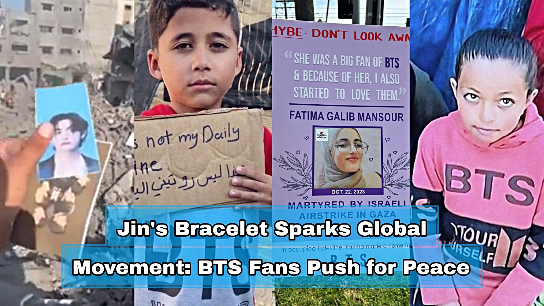 Jin's Bracelet Sparks Global Movement: BTS Fans Push for Peace