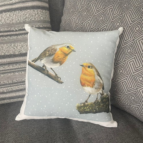 Robin Cushion | Lottie Louise Art