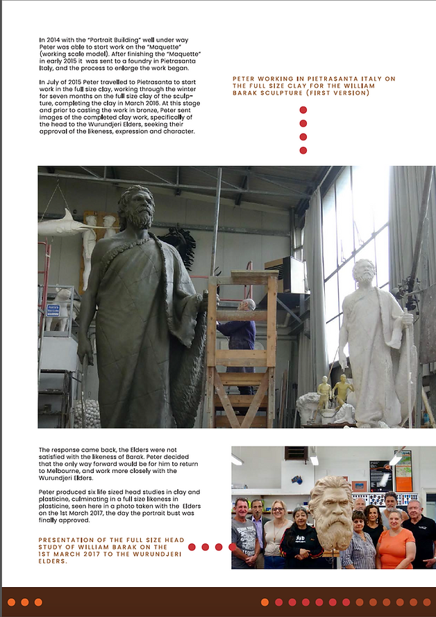 William Barak Sculpture Project | Peter Schipperheyn