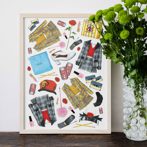 Clueless Print | Amy Hood Illustration