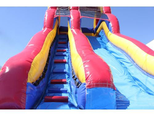 18'H DOUBLE DIP SLIDE WET & DRY | Bouncing Spree