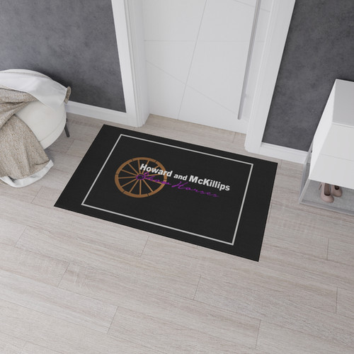Howard & McKillips Show Horses Heavy Duty Floor Mat border | CC Custom ...