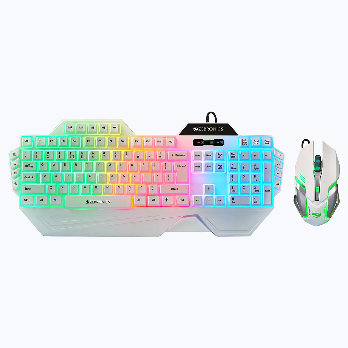 Zebronics Zeb Optimus Keyboard And Mouse Combo White Grigs Official