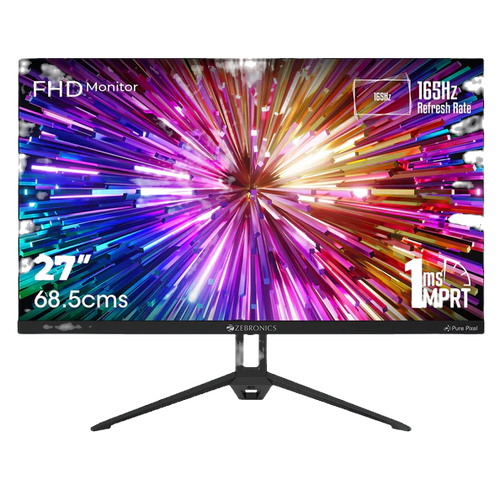Zebronics 27 inch IPS Panel 165Hz Gaming Monitor with FHD 1080p | GRigs ...