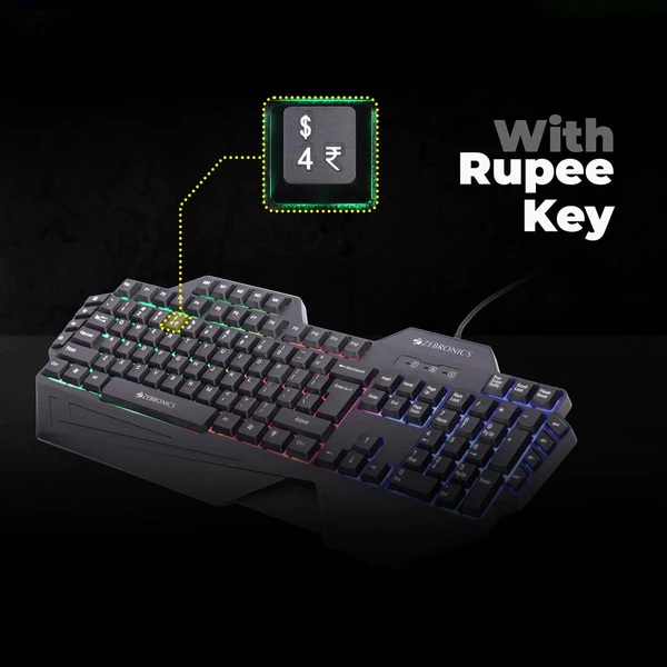 Zebronics Zeb-Optimus Keyboard & Mouse Combo White | GRigs Official