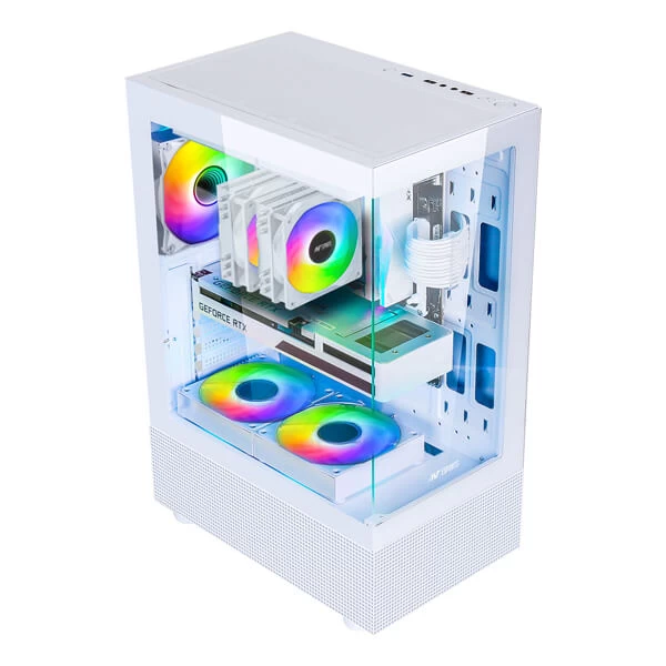 Ant Esports Crystal X2 ARGB (ATX) Mid Tower Cabinet (White) | GRigs ...