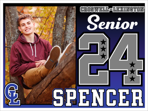 CLS) Design A- Senior Yard Sign | lakeshore-graphics