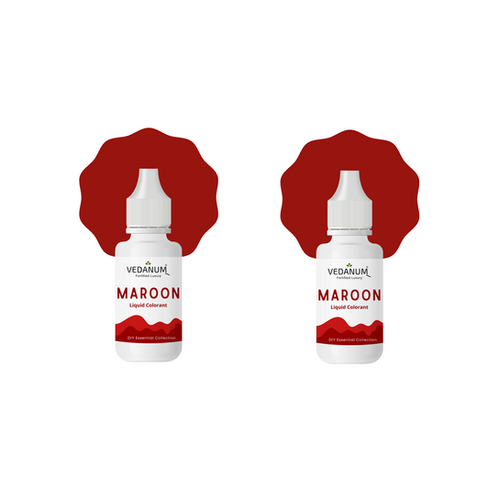 Maroon Liquid Color for Soap Making, Cosmetics, Perfumes, DIY | Pack of ...