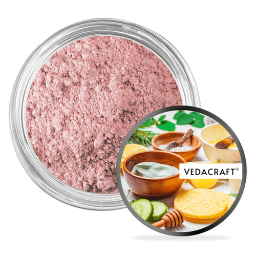 Mineral Rich Natural Rose Clay Powder | Vedanum
