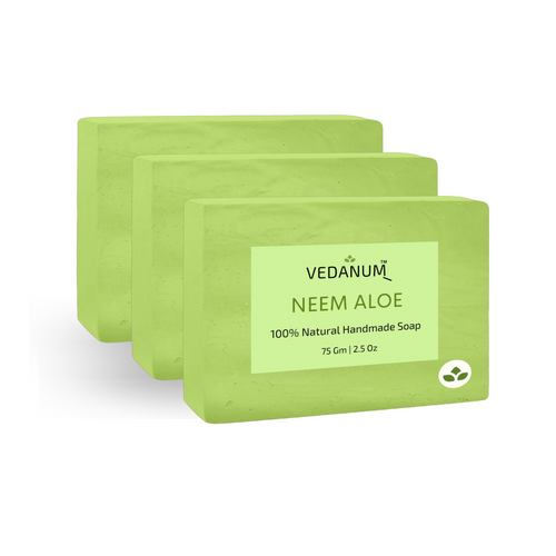 Neem Aloe Vera Handmade Routine Soap | Vedanum