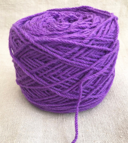 Purple Craft Wool 8 ply—Mollydale Yarns | mollydaleyarns