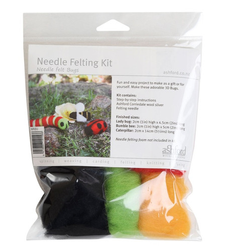 Needle Felting Kit—Bugs | mollydaleyarns