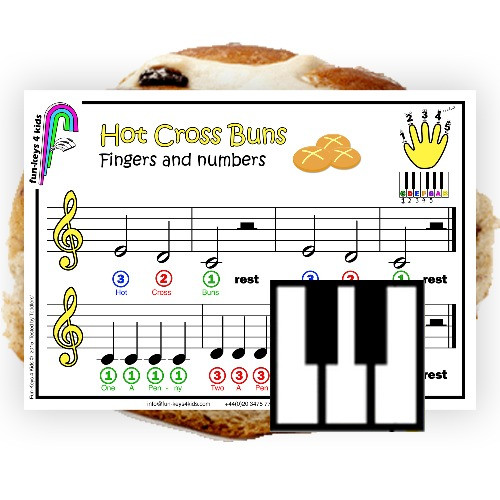 Hot Cross Buns | funkeys4kids