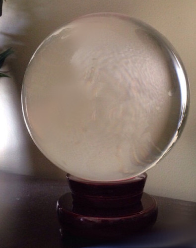Large Quartz Crystal Ball 6" Diameter, Scrying | artemmortis