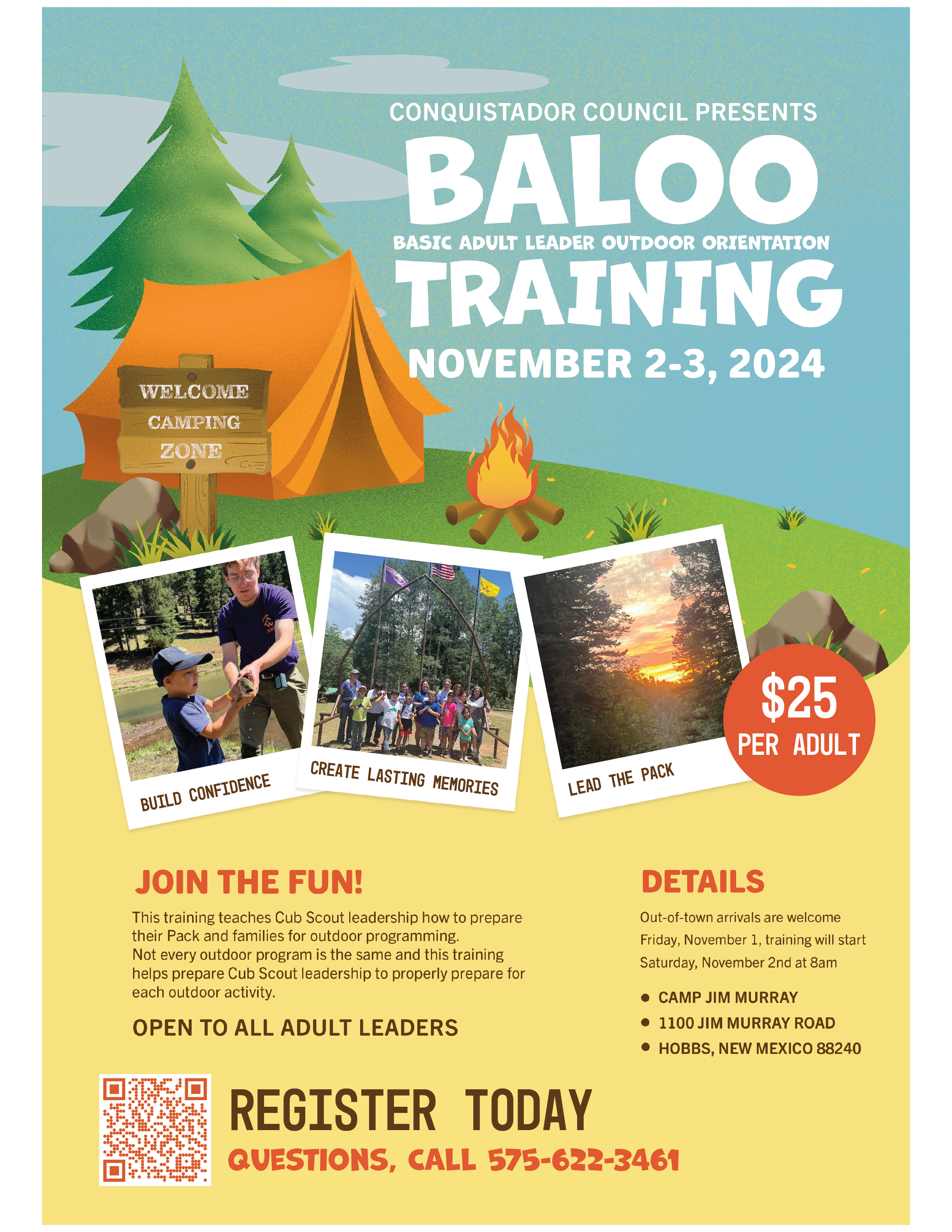 Conquistador Council - Fall BALOO Training