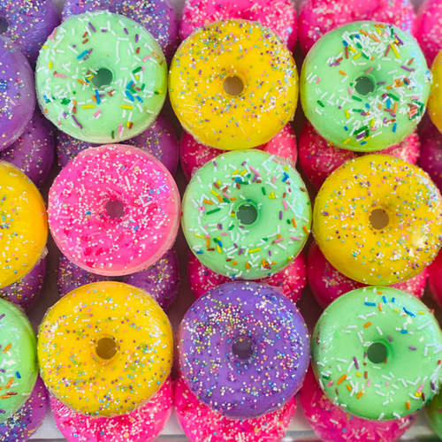 Bath Bomb Donuts | heatherssoapkitchen