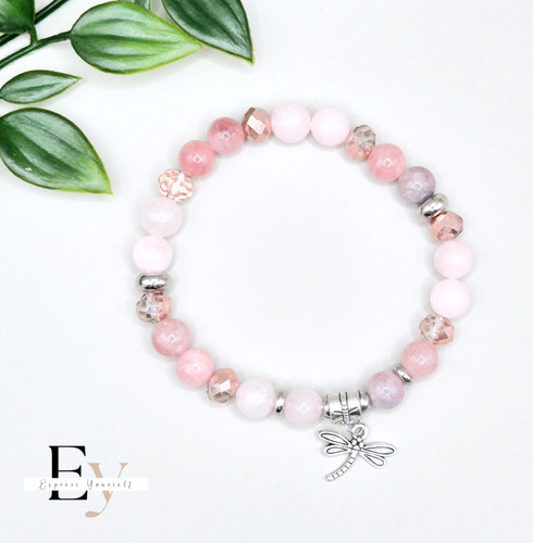 Sunstone & Rose Quartz bracelet | Express Yourself