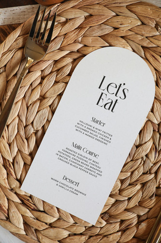 Daisy Singular Menu | Curved | URURA Moments