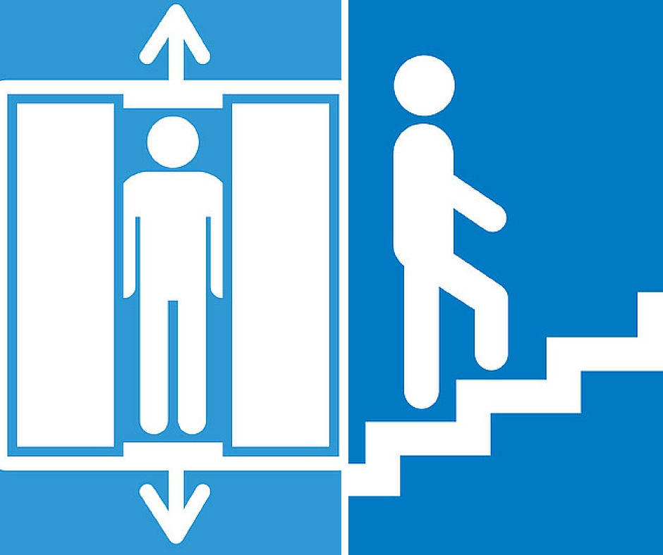 Stairs vs elevators