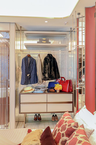 Laminated Glass in 8 Observatory Road - Silver Linear Pattern Glass ...