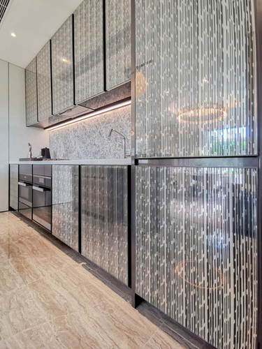 Laminated Glass in Club house (LOHAS Park) (Linear Pattern Glass ...