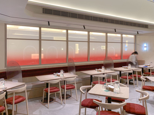 Laminated Glass in Restaurant (Grill Manten-boshi) (Gradient Glass ...