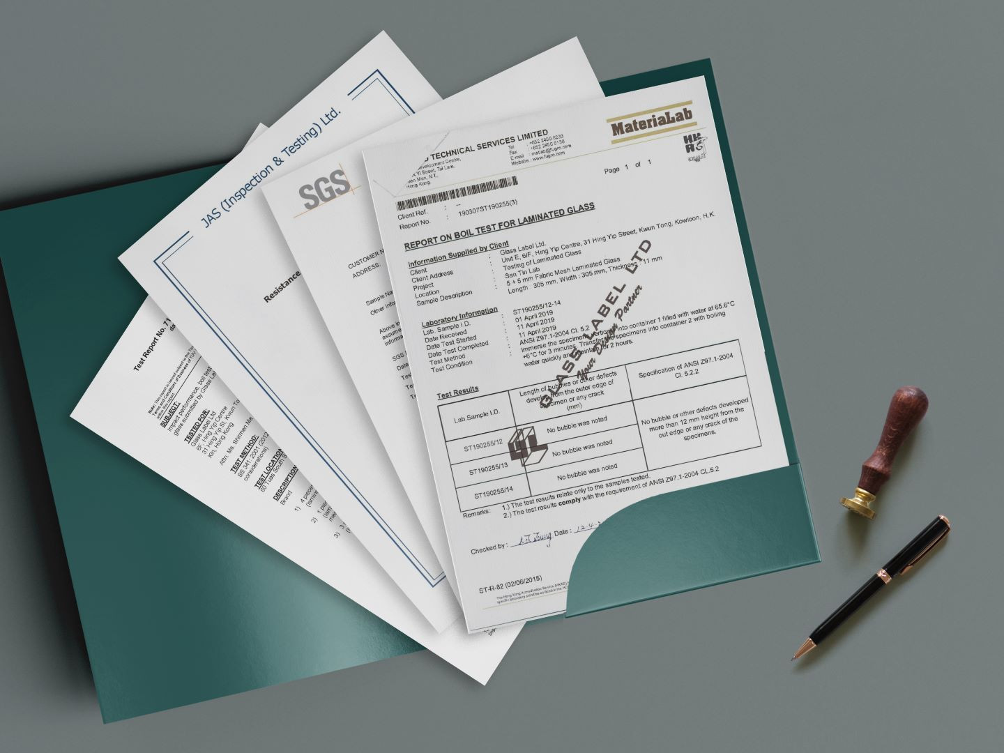 GLASS LABEL | Certifications