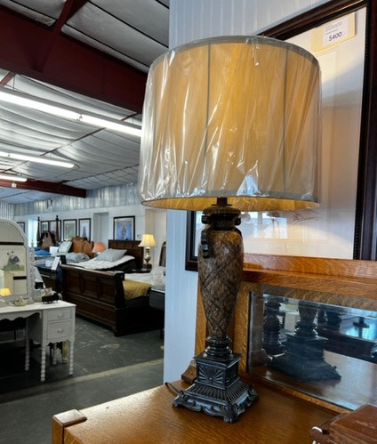 GRECIAN BRONZE URN STYLE TABLE LAMP | Consignment Exchange