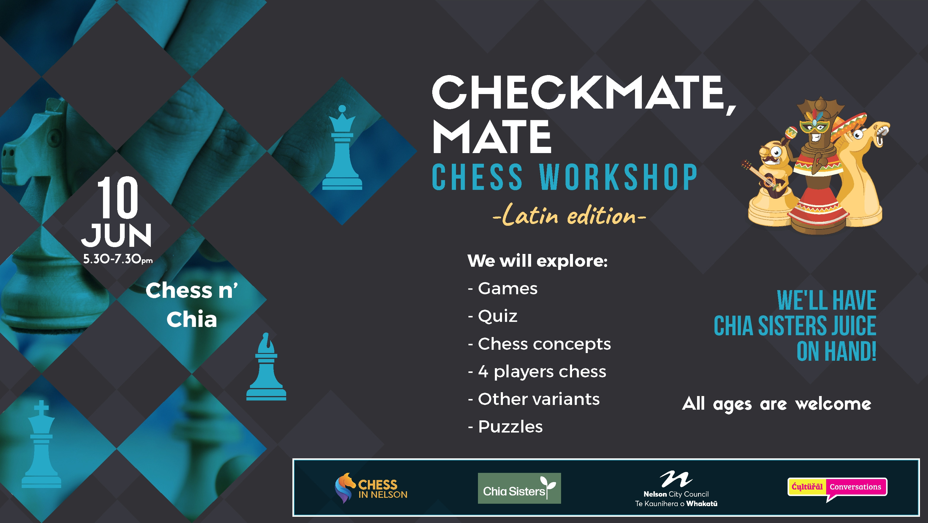 Checkmate, mate - Chess Workshop | Cultural Conversations