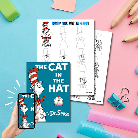 cats in the hats coloring books pages