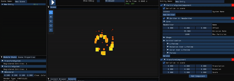 Null Engine: Adding a particle system