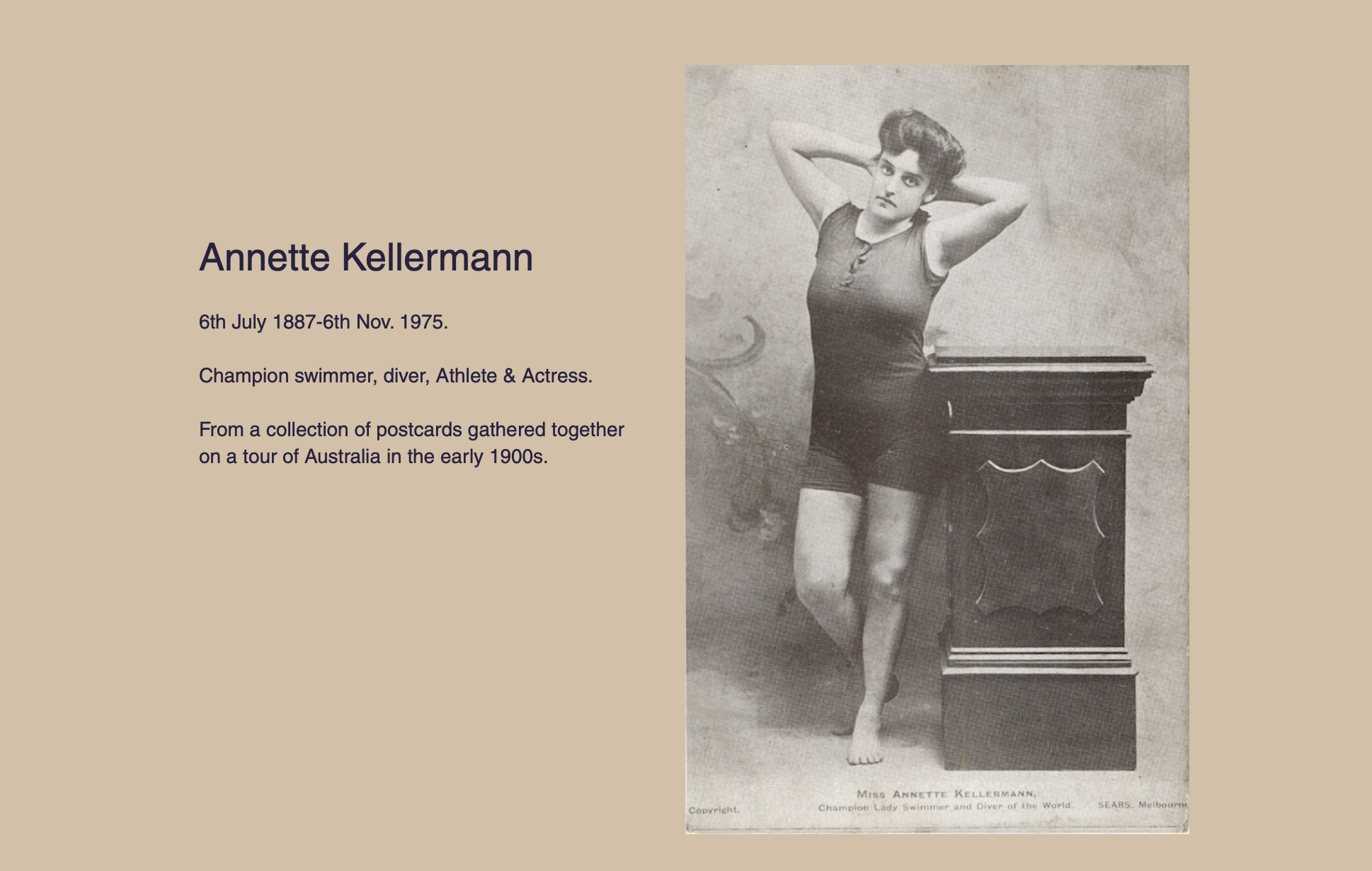 Annette Kellermann 1