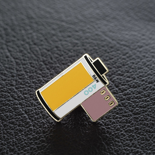 The Art of Film - Black/White 400 film enamel pin | Decisive Moment