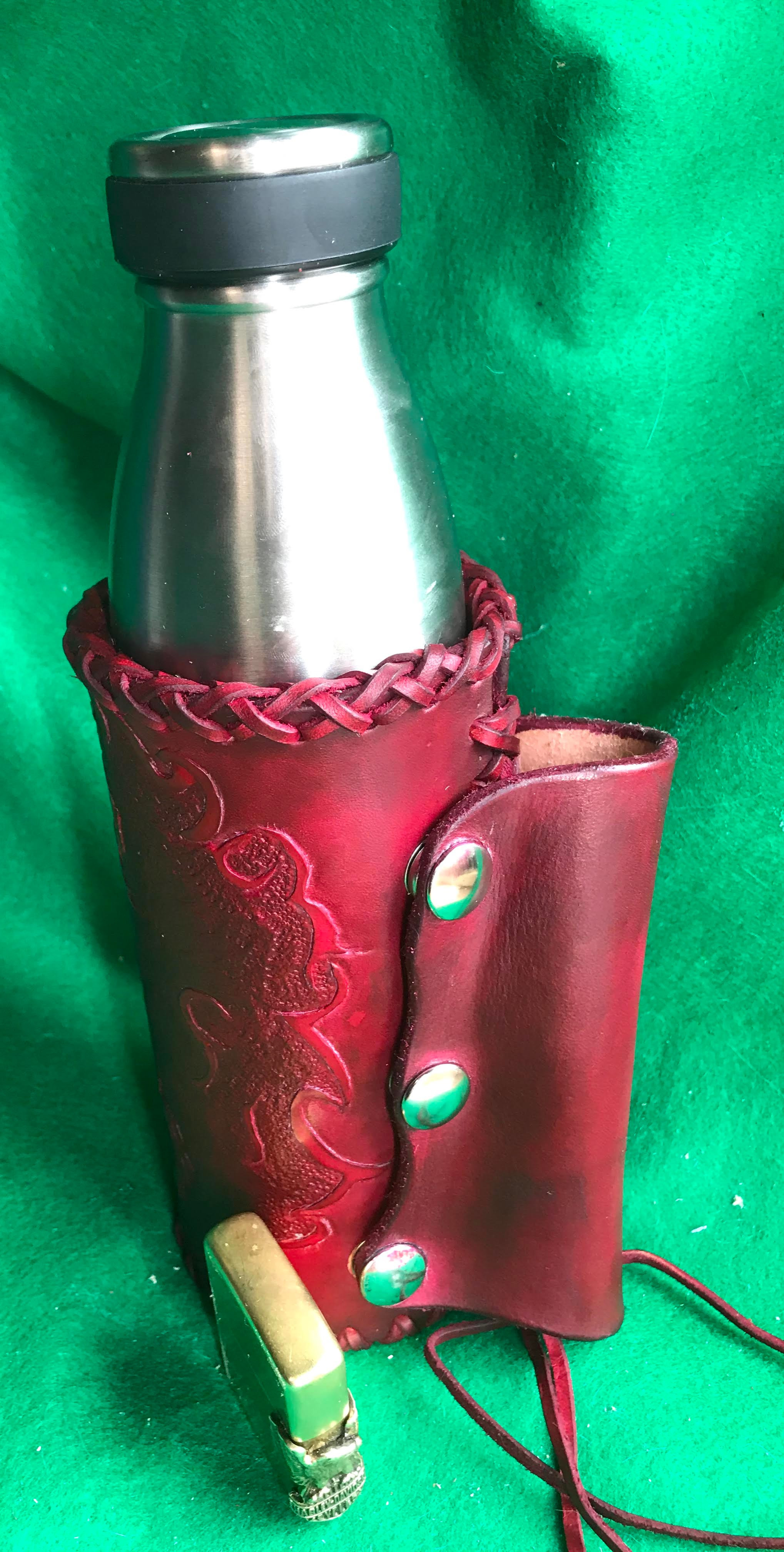 Custom Motorcycle Flask Holder