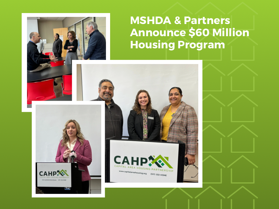 MSHDA Supports Statewide Housing Plan Goals with $60 Million 'MI Neighborhood' Application