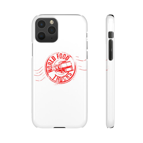 World Food Trucks Snap Red Logo Case | WorldFoodTrucks