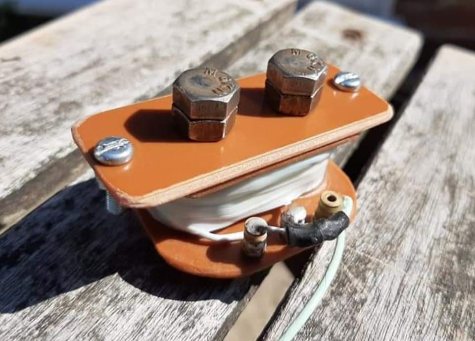 Self-Built One-String Humbucker Pickup