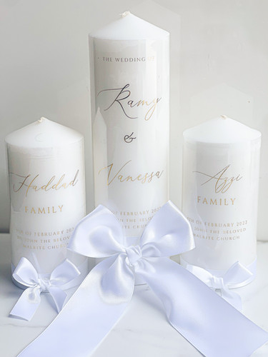 Wedding Unity Candle Set | B&B